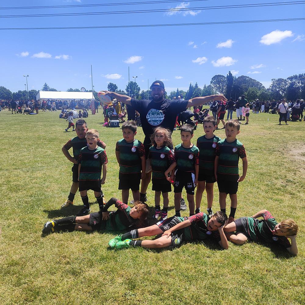 Te Toka Tu O Waitaha under 6s Kaha Red team who won the under 6s trophy ...