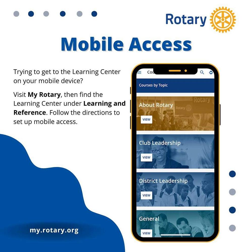 ROTARY LEARNING CENTRE ON MOBILE DEVICES