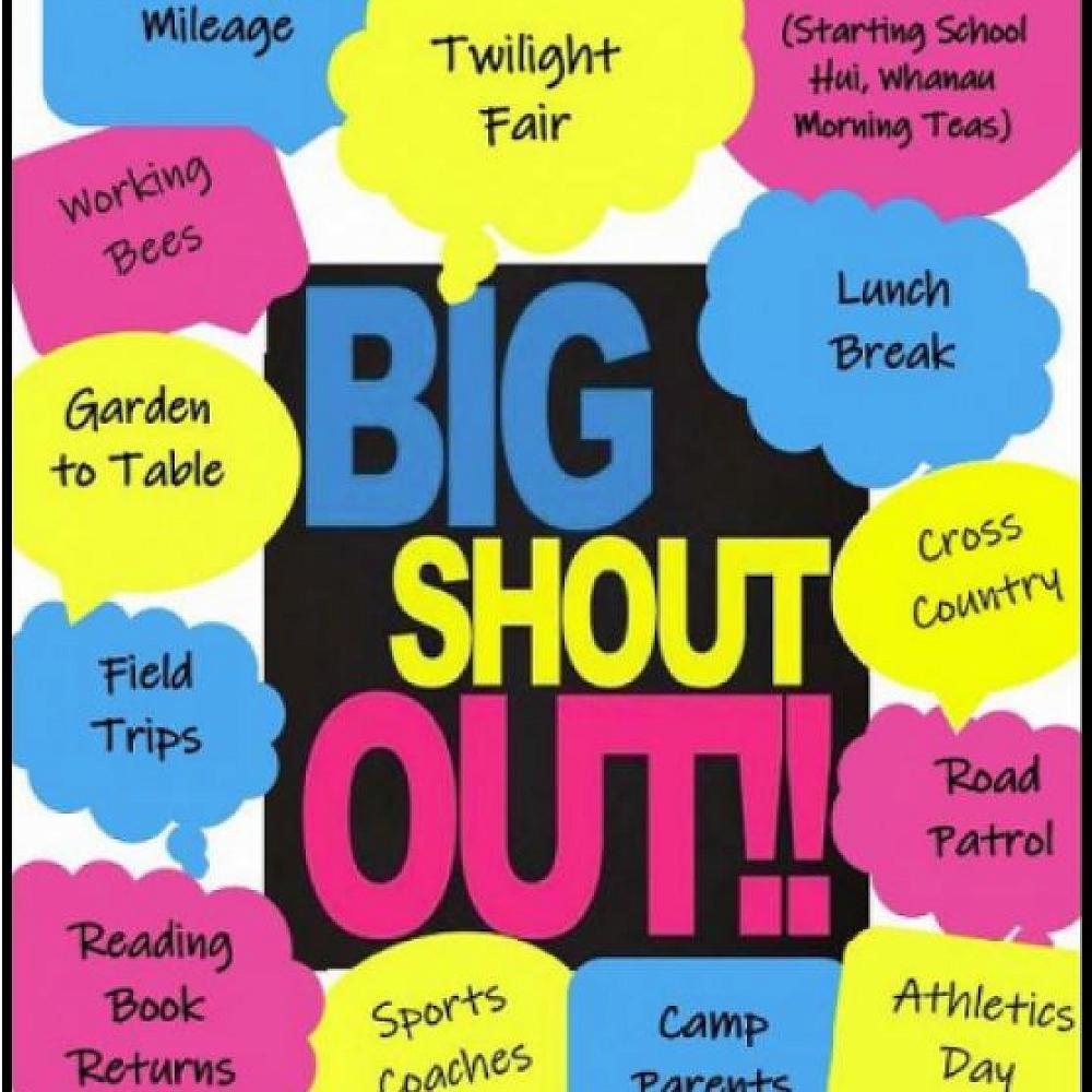 Volunteer Shout Out!!!