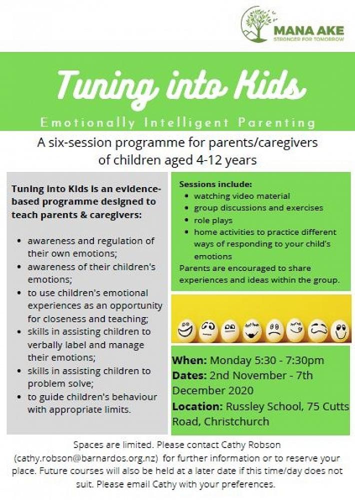 Tuning into Kids — Newsletter - 22 October 2020