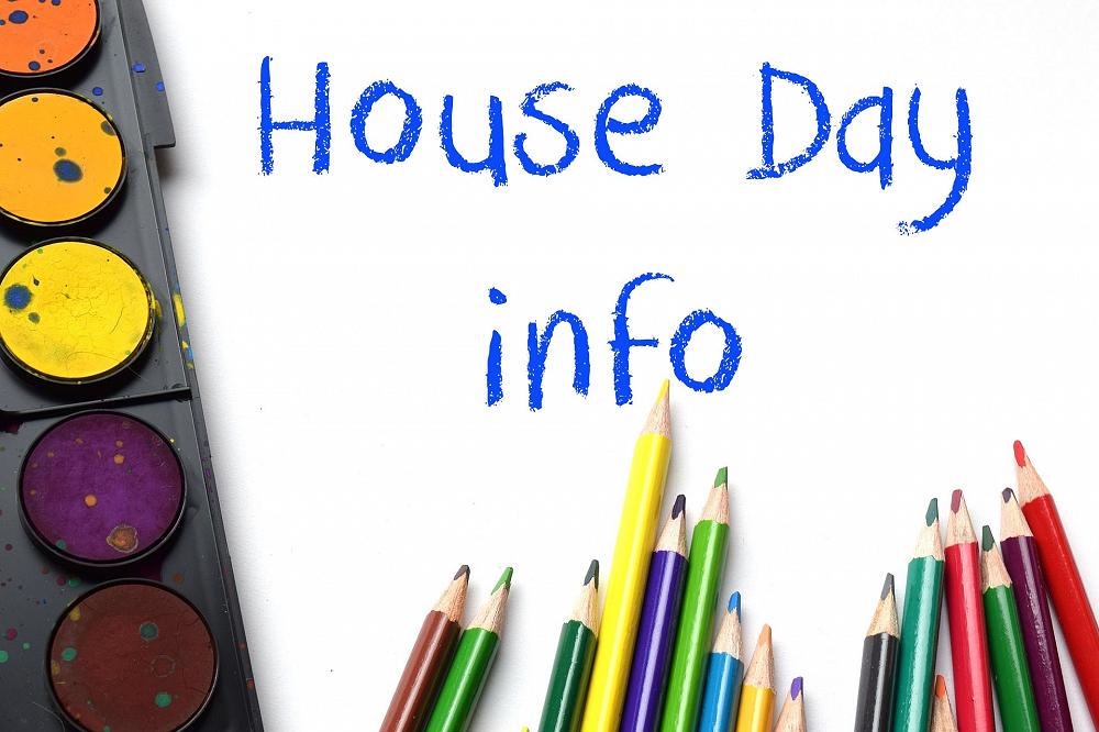 Information for whanau on House Day 22 March 2019