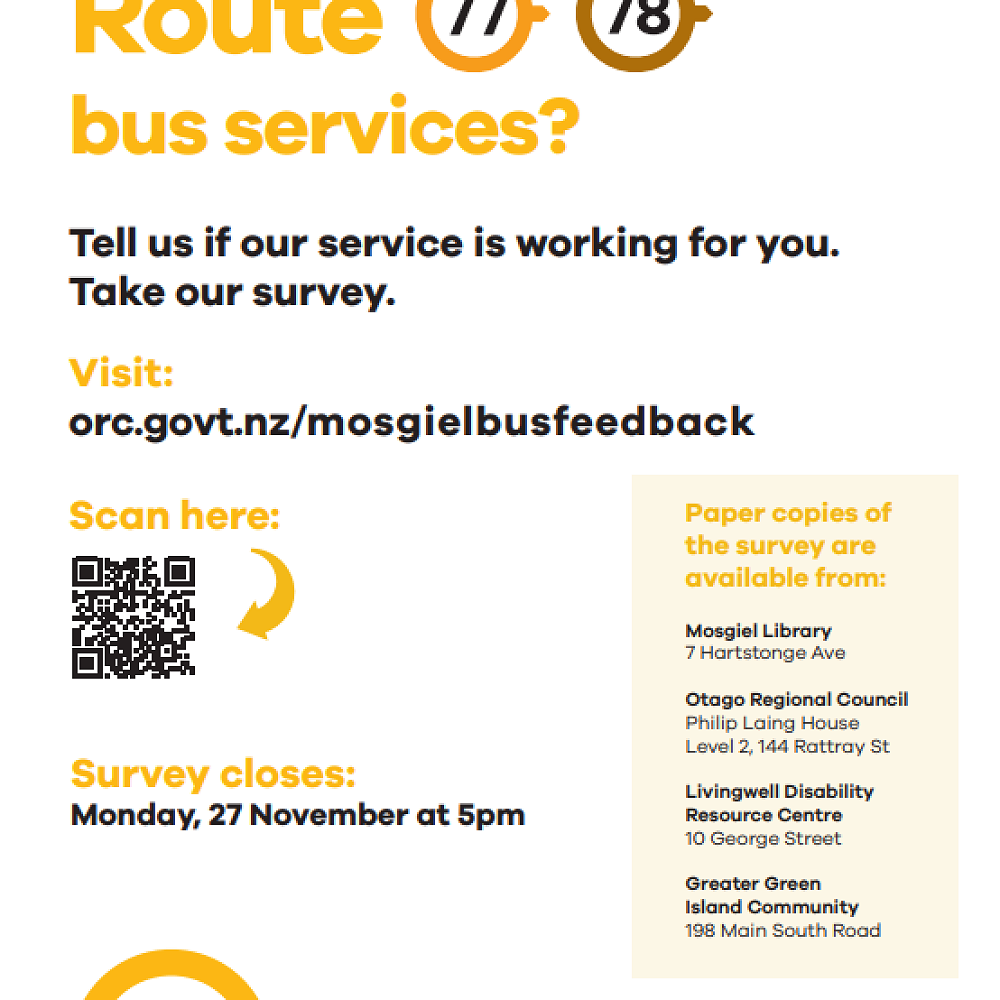 Do you use Route 77 or 78 Bus Services