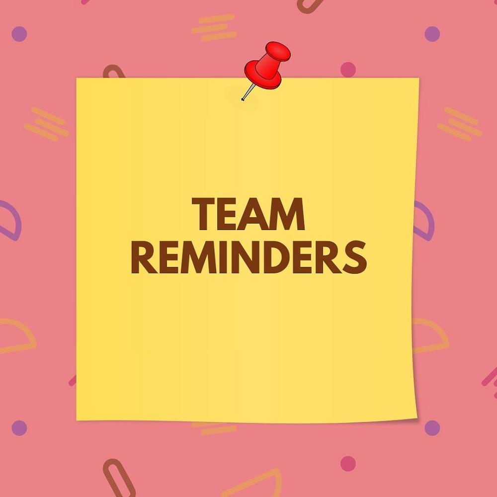 Rata Team Reminders