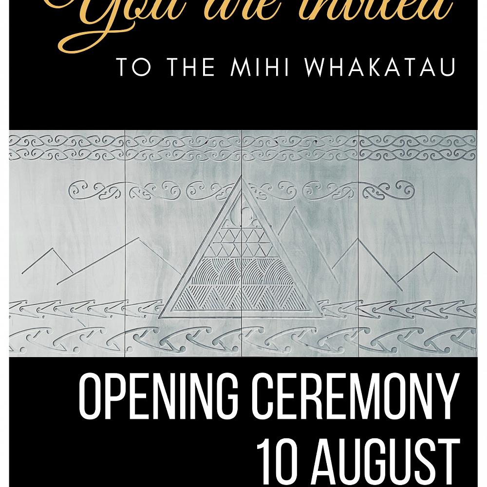 Mihi Whakatau - Grand Opening — Welcome to Term Three!