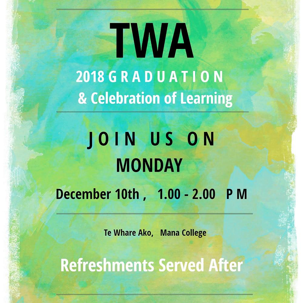 TWA 2018 Graduation