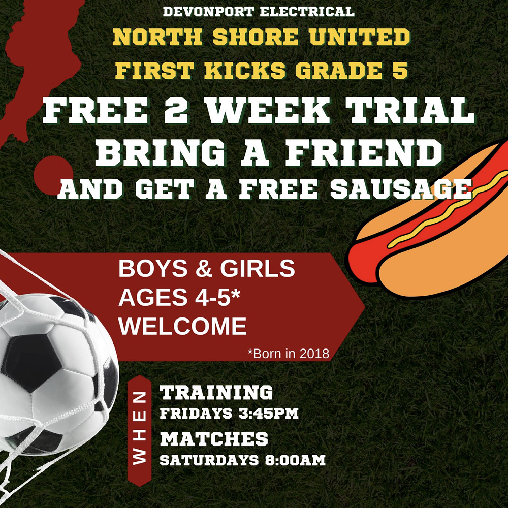 North Shore United- First Kicks Grade 5