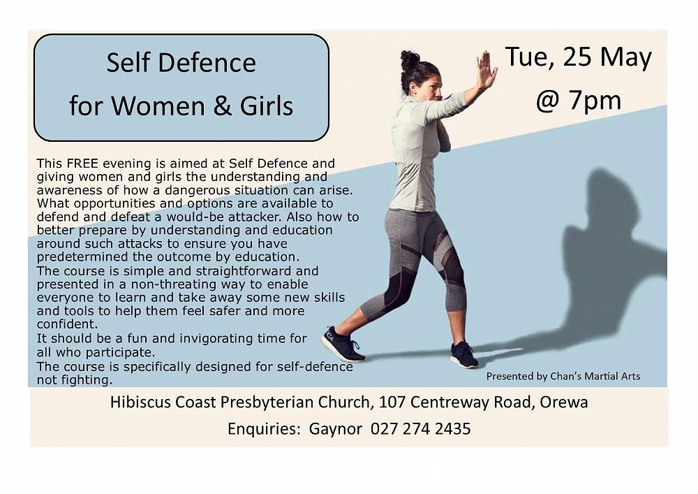 Free Self Defence event for girls