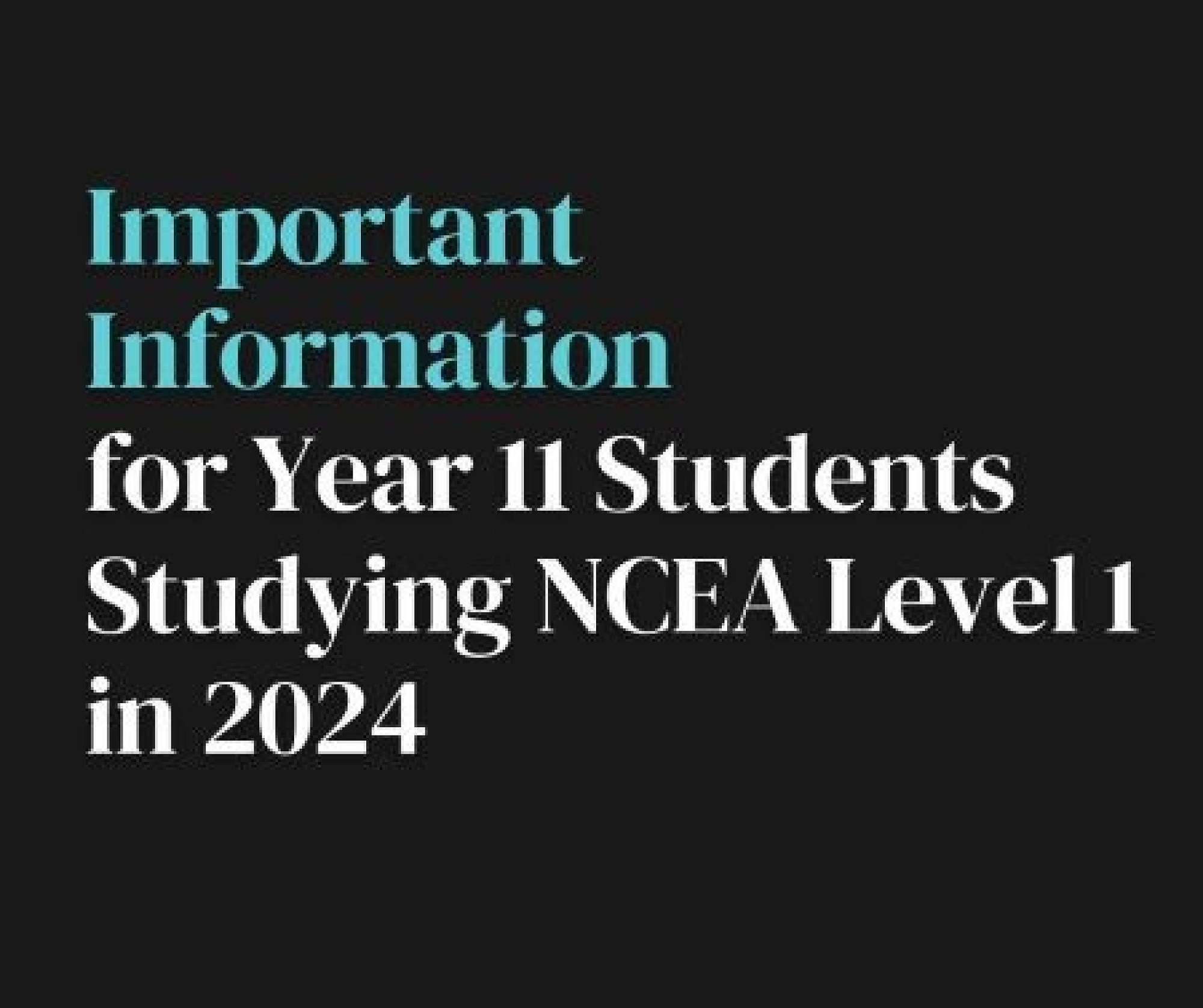 Year 10 NCEA Information Session plus 2024 Subject Selection