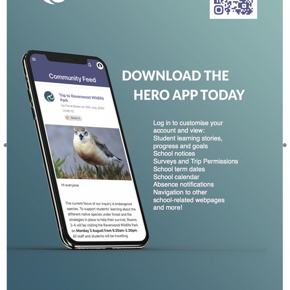 Hero is one place for all school communications.