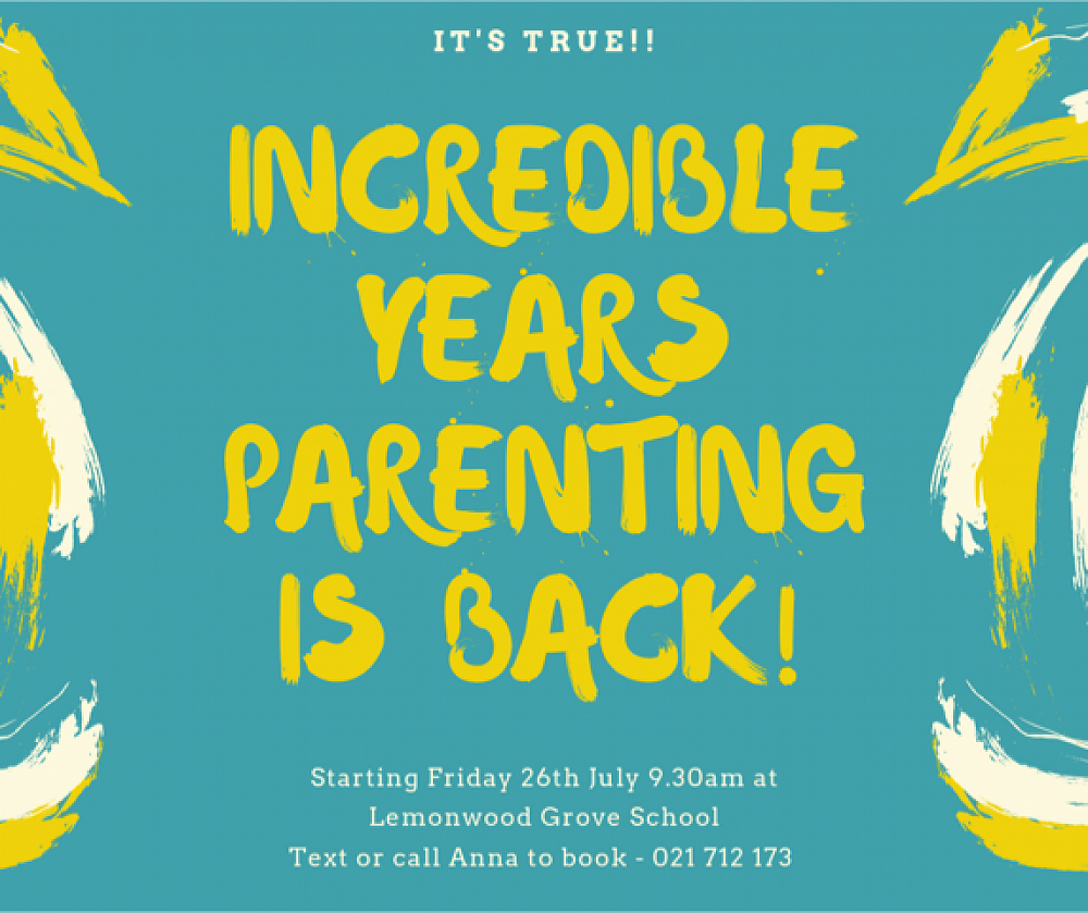 Incredible Years 2019 - Parent Education