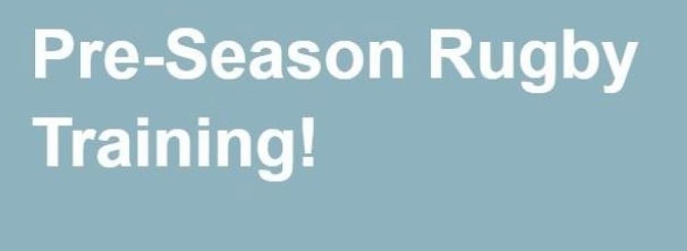 Pre Season Rugby Training