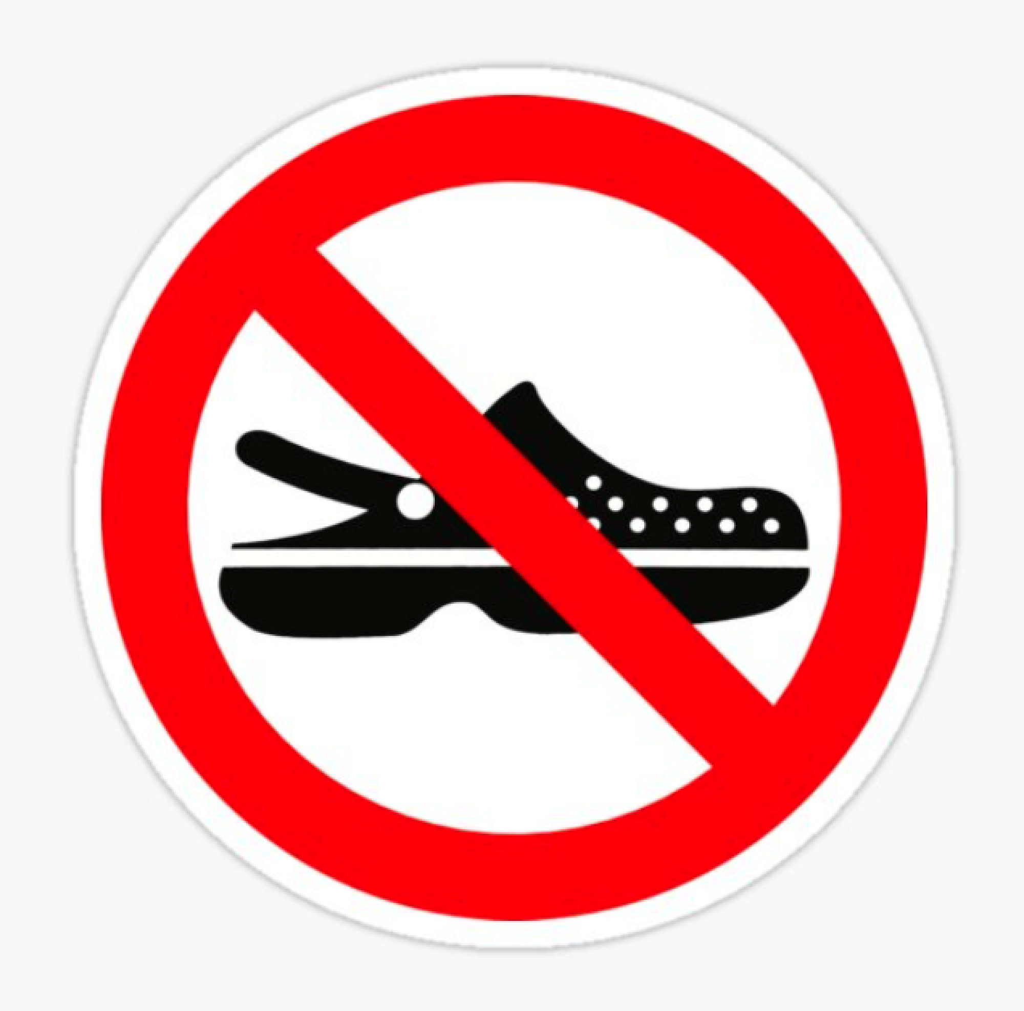 No Crocs at school