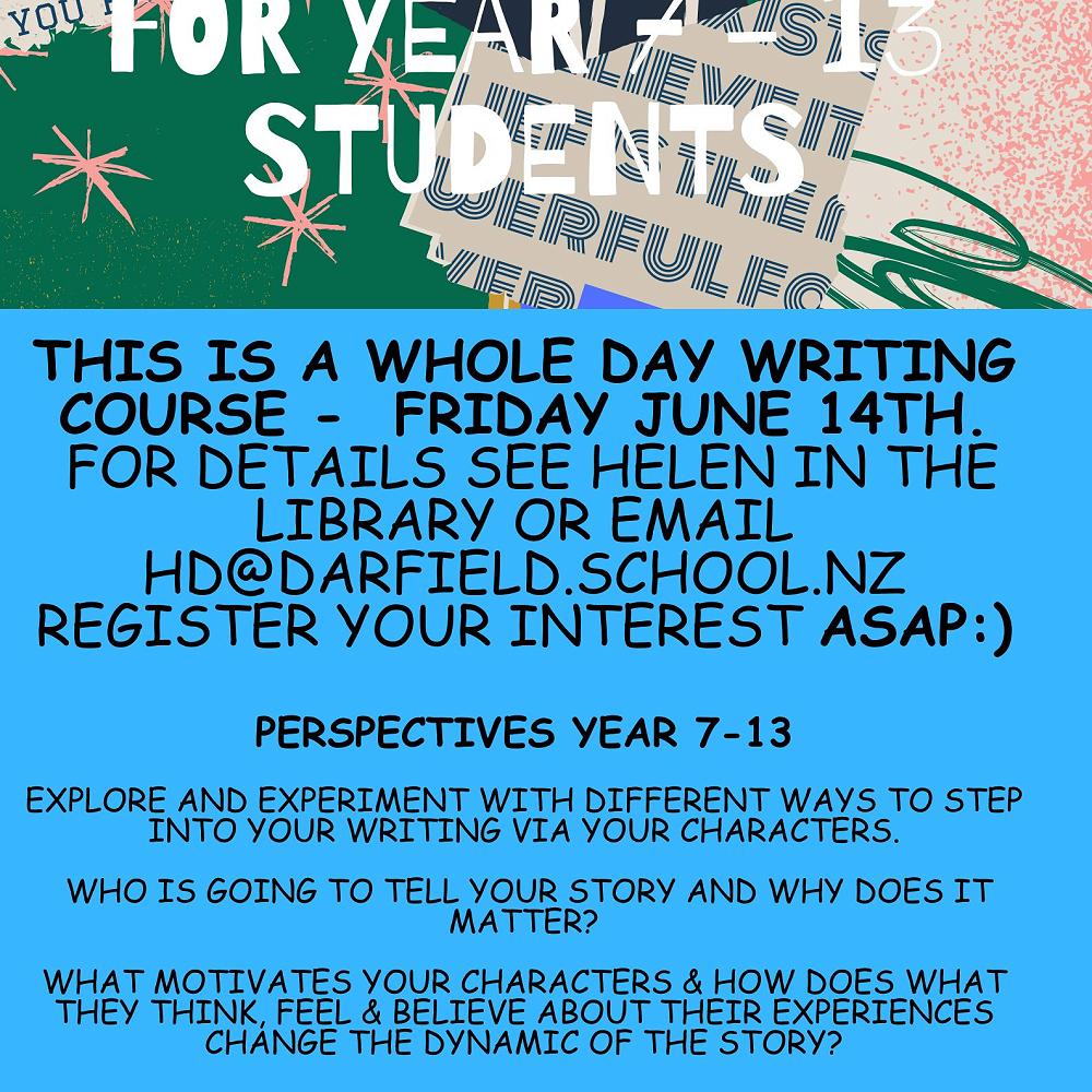 This is great opportunity for students who are keen writers or want to ...