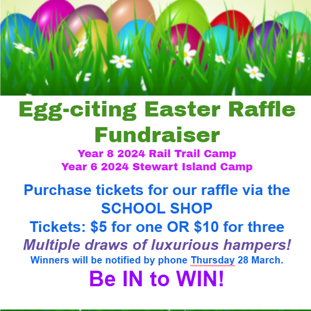 Last chance to purchase your Easter Raffle tickets PLUS Mufti Day ...