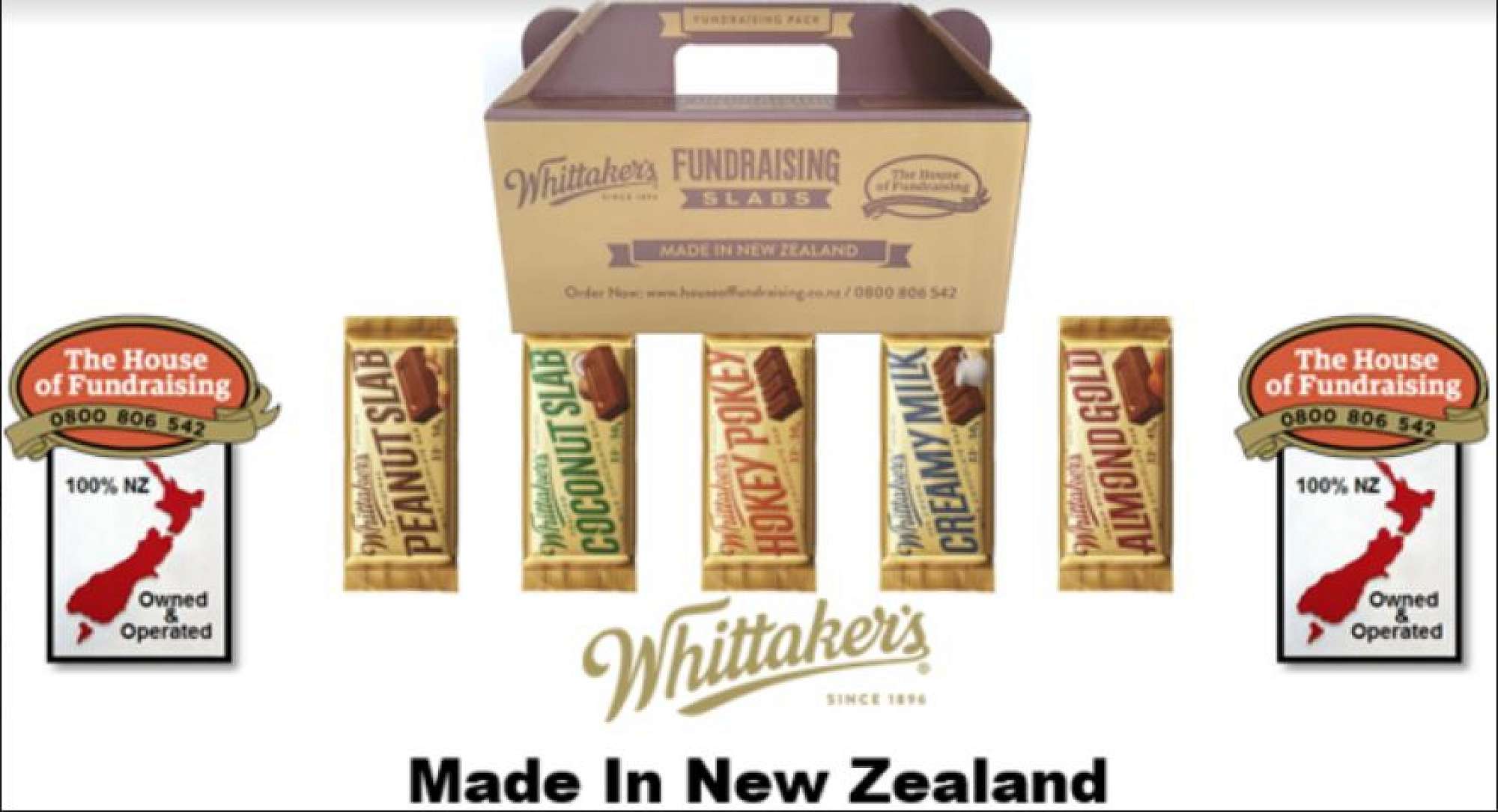 Whitakers Fundraising Chocolates