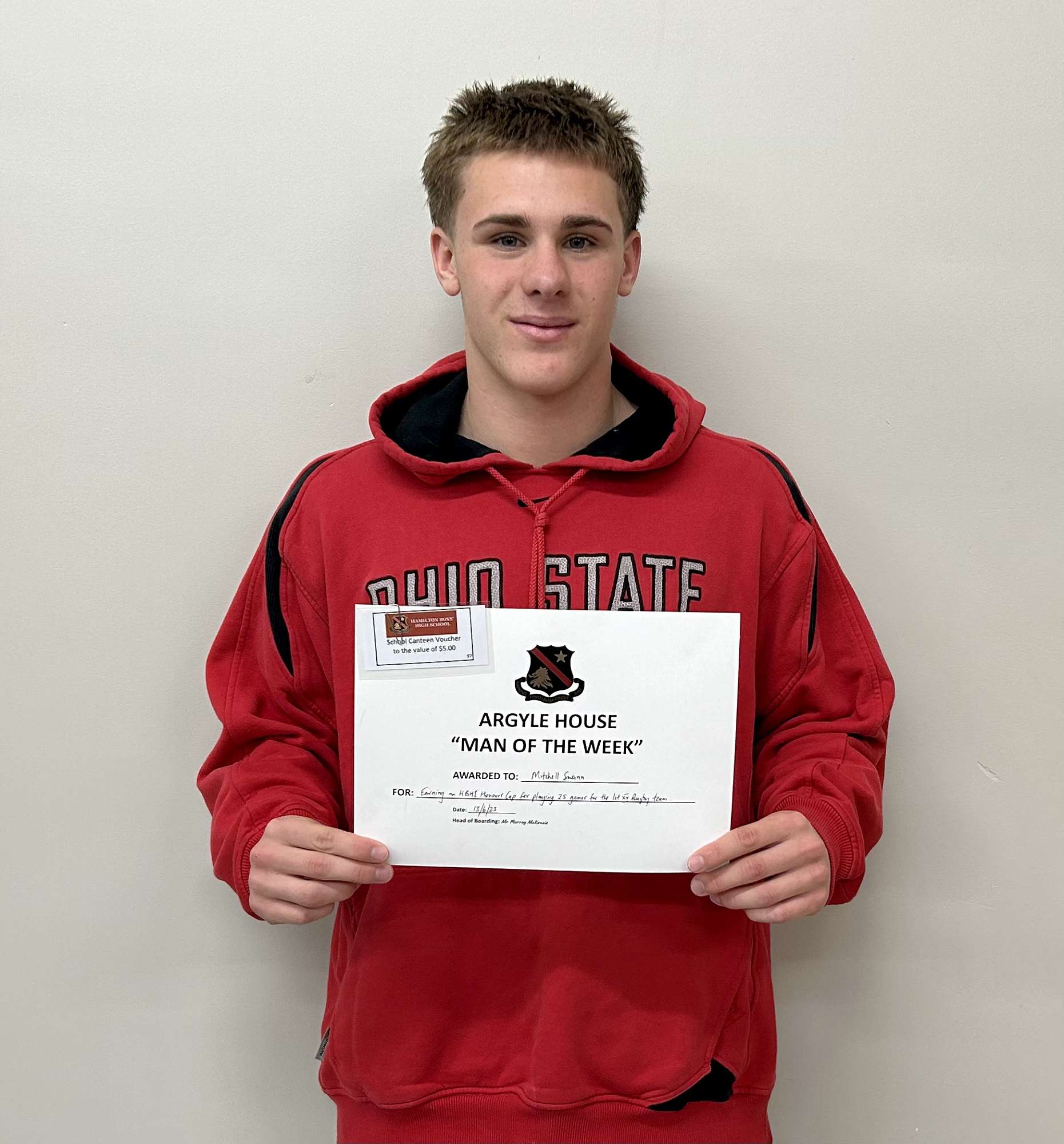 🏴 Man of the Week, Term 2 Week 8 🏉 🧢