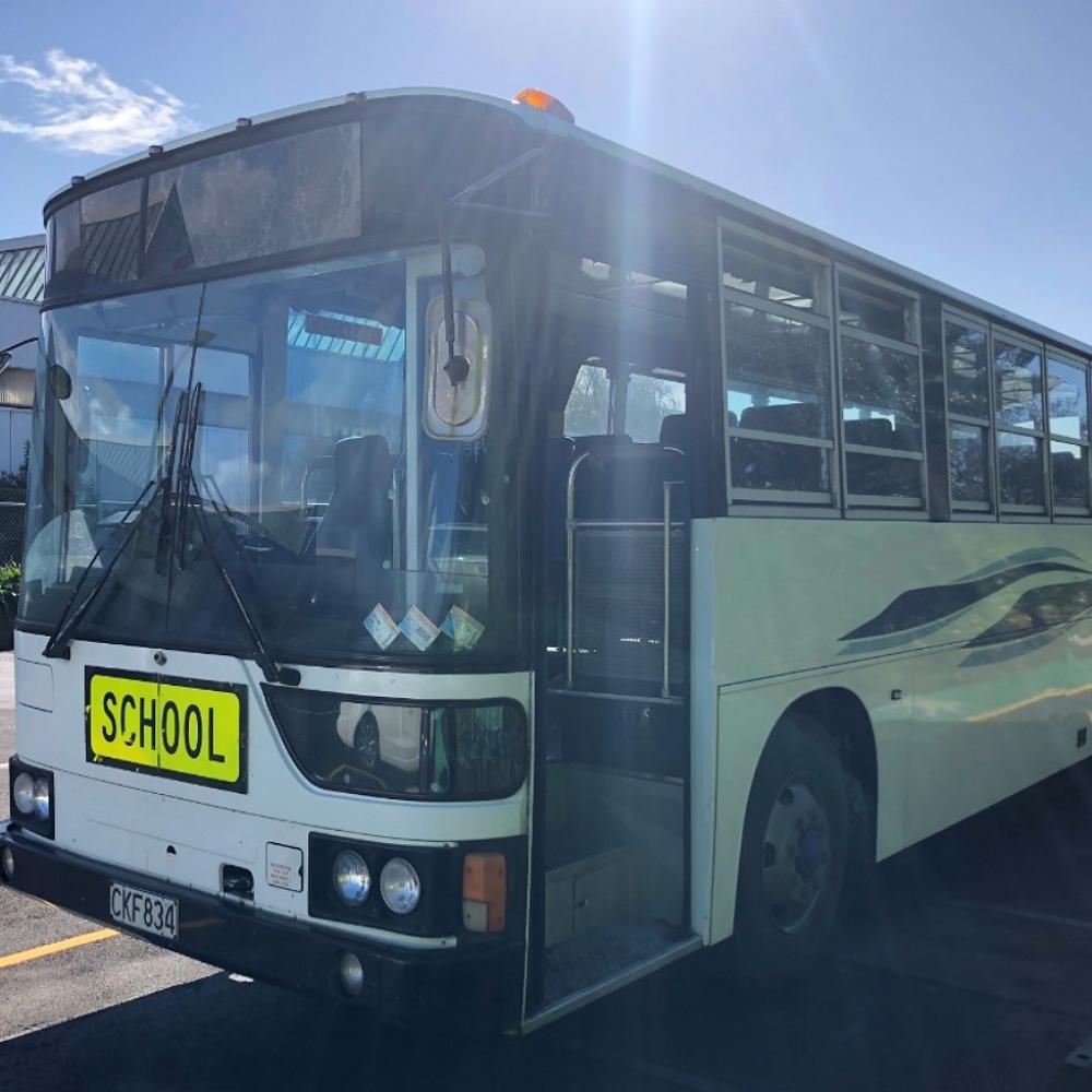 Do you catch a bus to school?