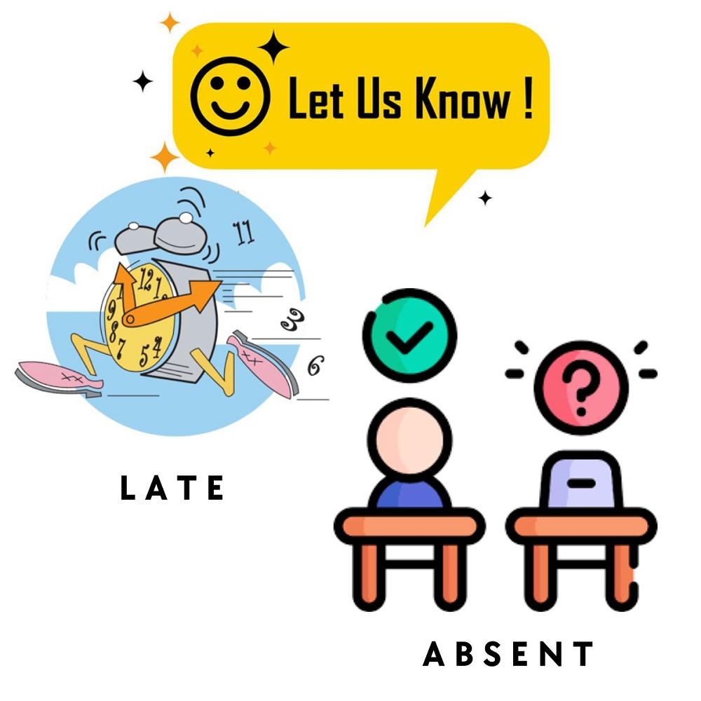 Absent, late or at an appointment - What to do?