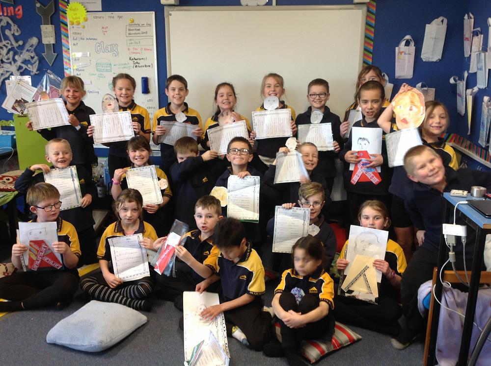 Room 9's Mihi as part of our learning on Our Place.