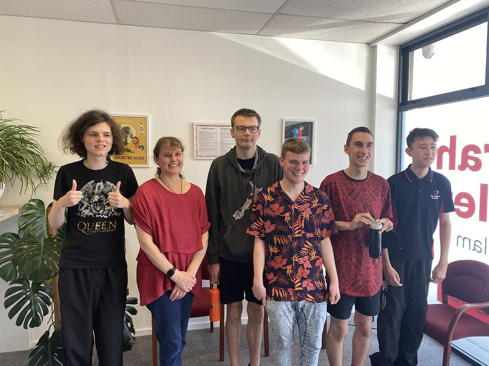 Student Leadership group invited to MP's office for Morning Tea