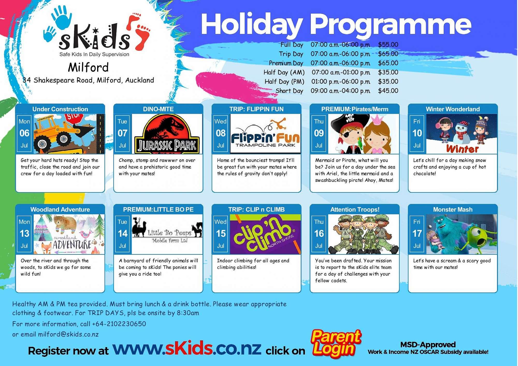 Skids Holiday Programme