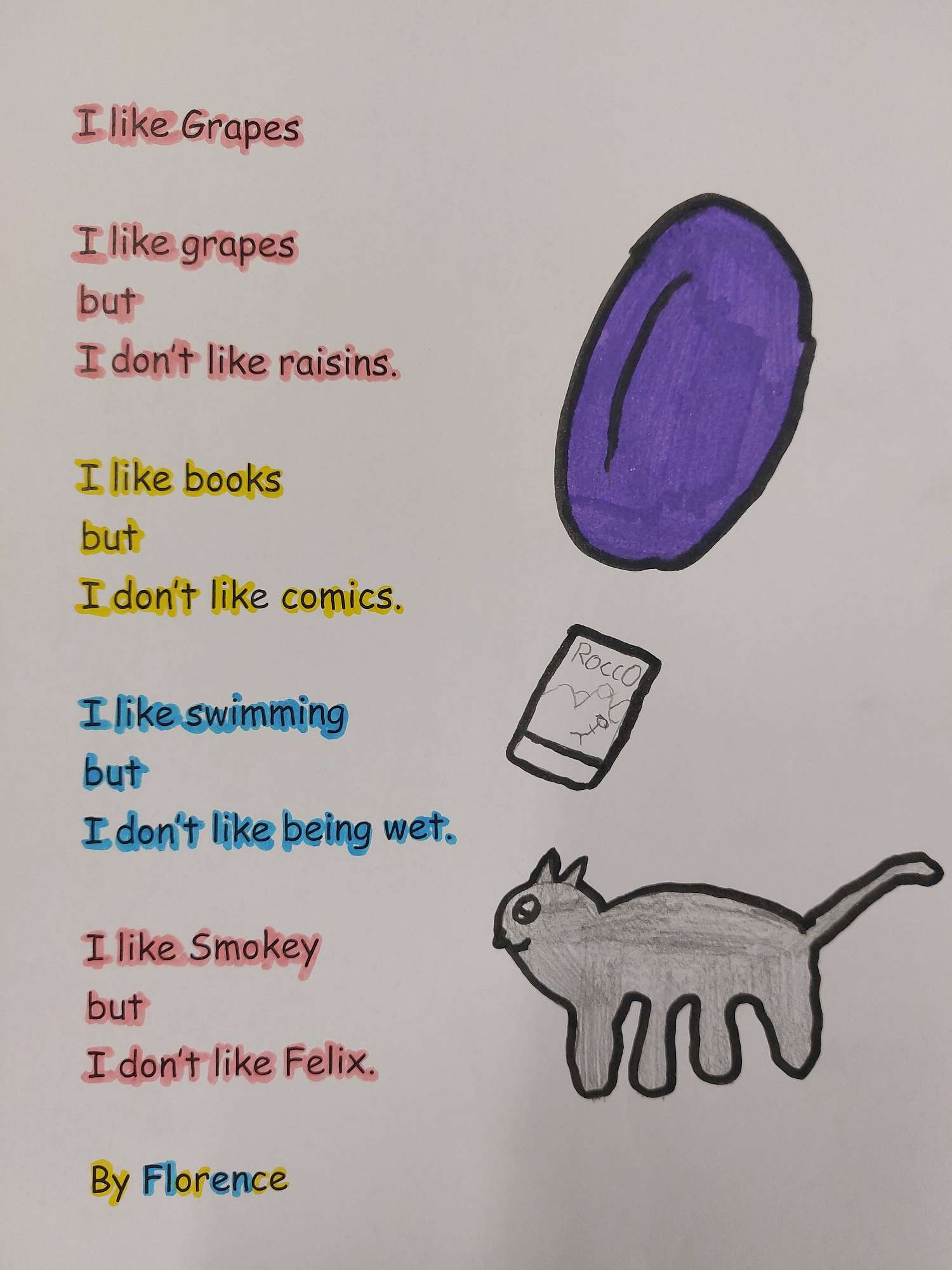 Room 21’s “I like but I don’t like” Poems