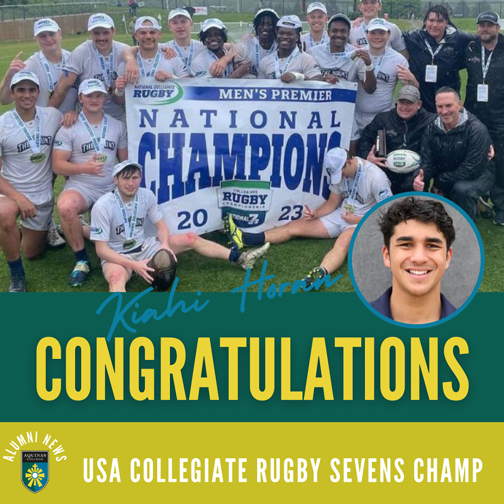 Former Aquinas Water Polo Player Makes Rugby Sevens History
