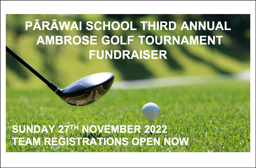 Register a team (or yourself) for our Ambrose Golf Tournament!