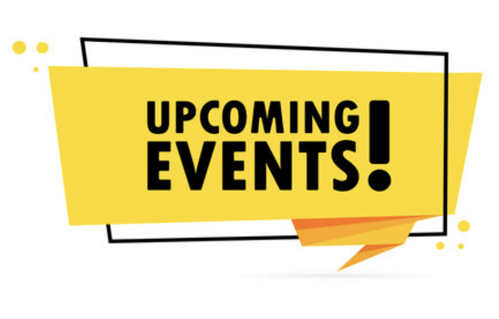 Upcoming Events — 30th November 2023