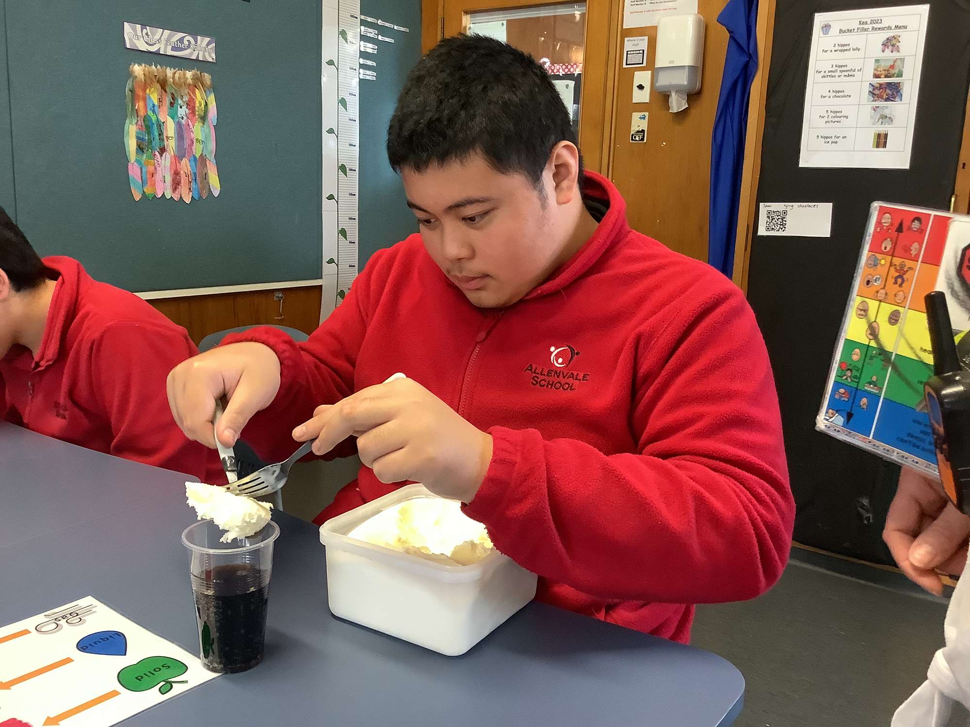 Chemical reactions in Team Kea