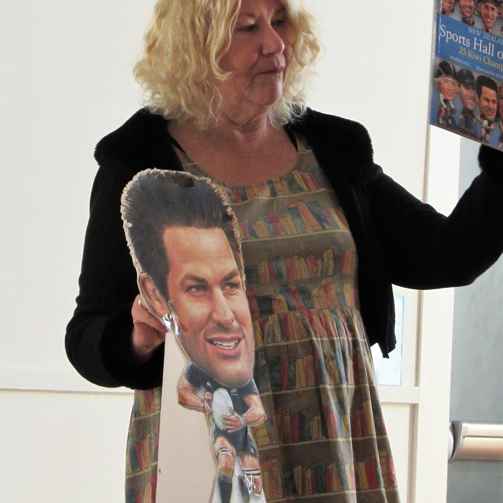 Photos from our Duffy Role Model Assembly with Author, Maria Gill.