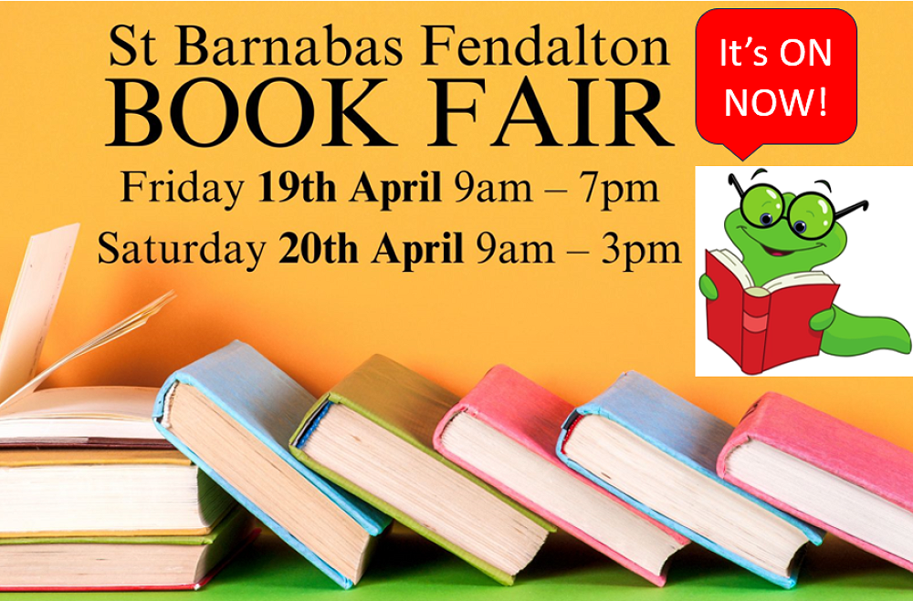 Book Fair on Now! Apr 19th-20th