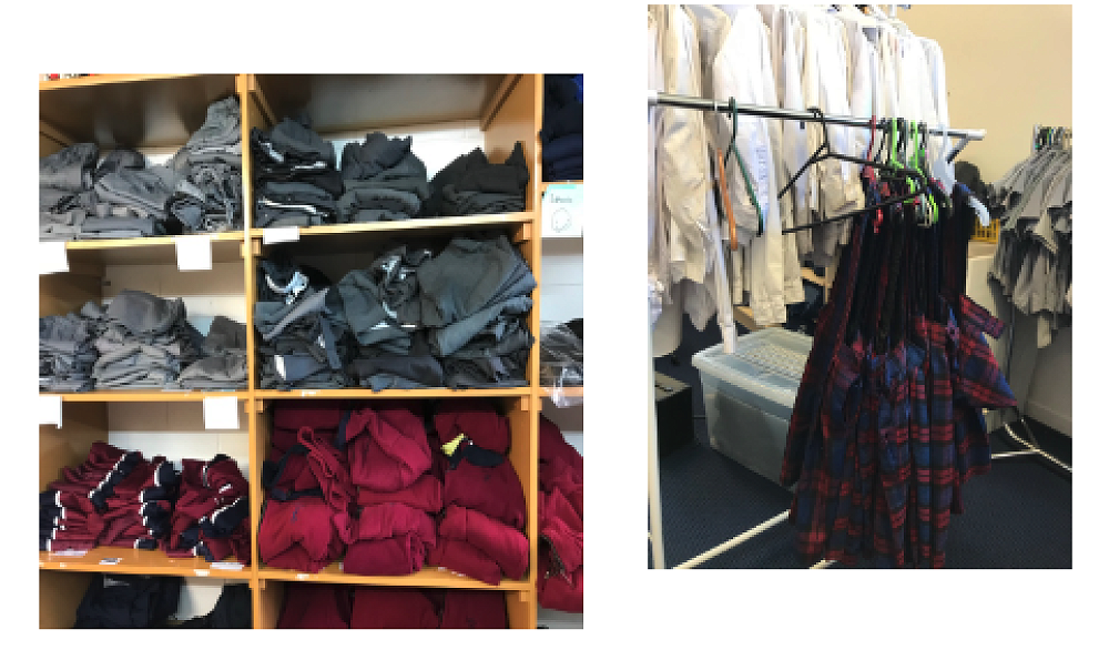 Second hand uniforms