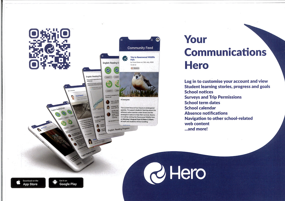 Hero App, Stay up to date Download it now