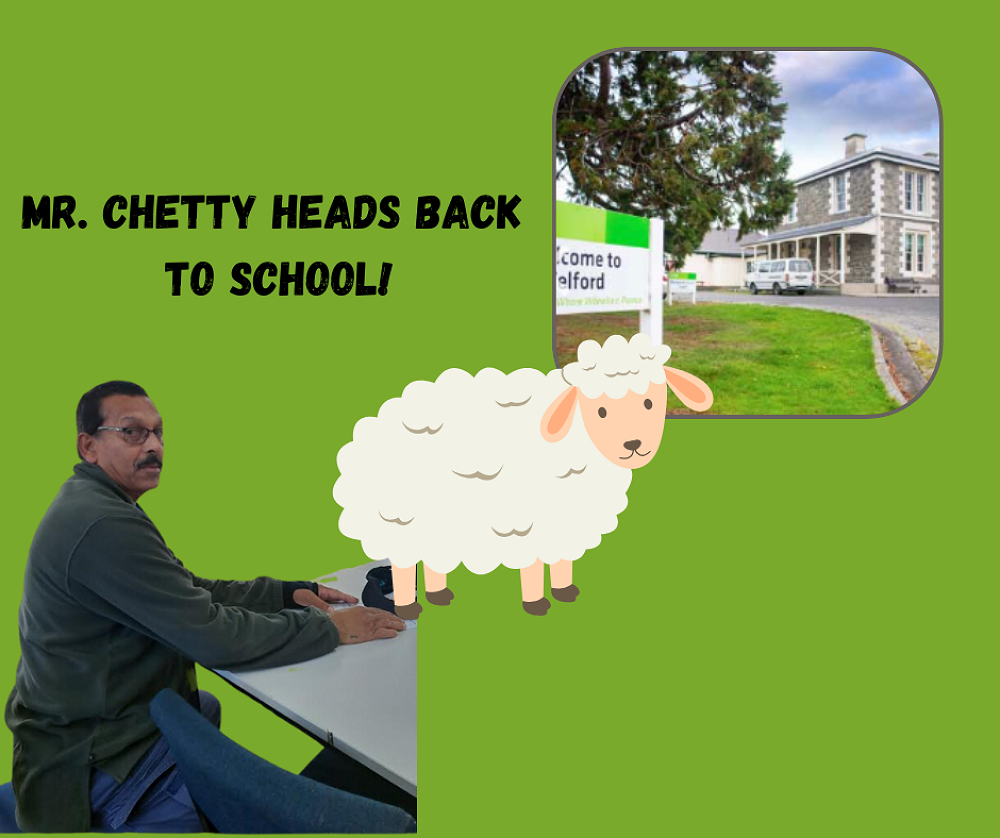 Mr. Chetty visits Telford Campus in Balcutha. — TKHS Newsletter - Term ...