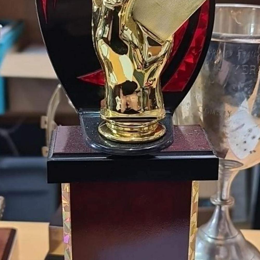 Does this trophy belong to you?