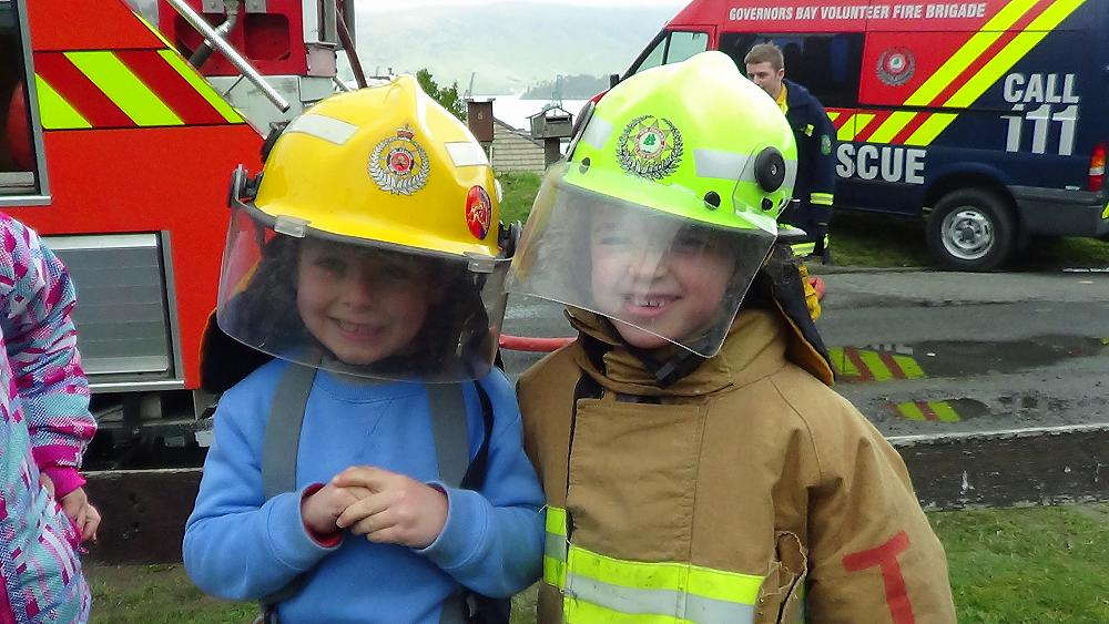 Kowhai's Fire Engine Visit