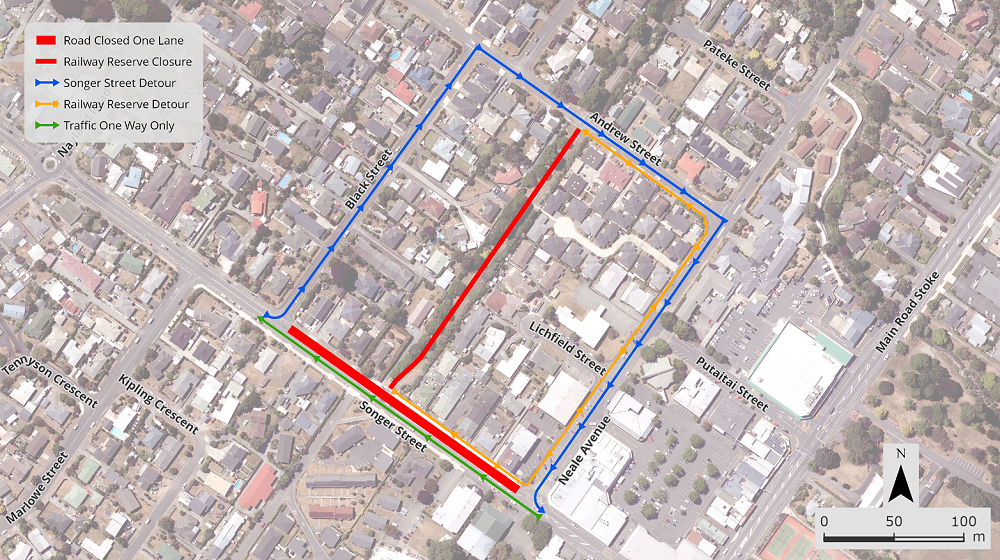 Nelson City Council notice for all school users of the Railway Reserve ...