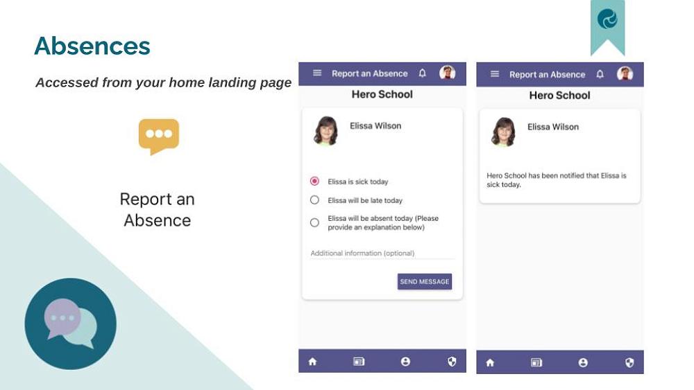 Reporting a Student's Absence