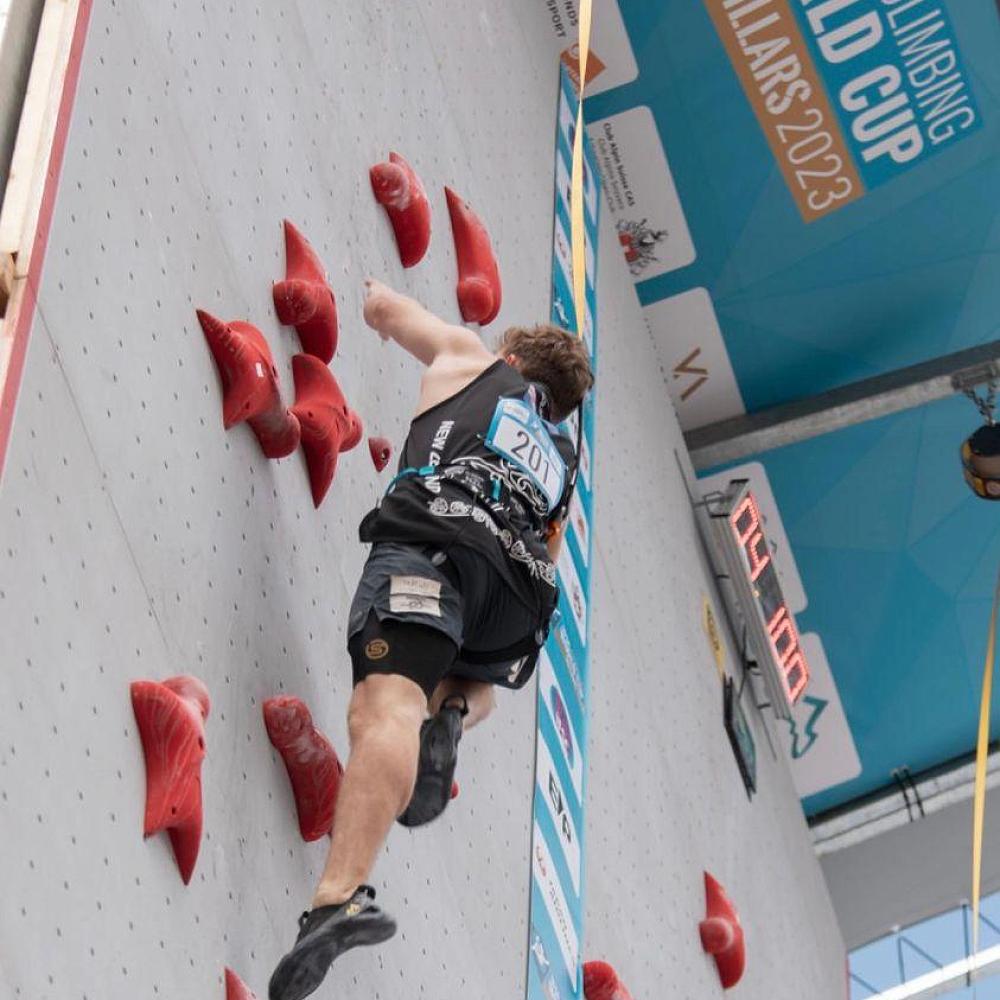 International Speed Climbing Championship Success for Julian David.