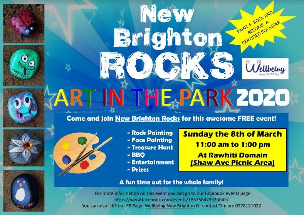 New Brighton Rocks! Art In The Park 2020