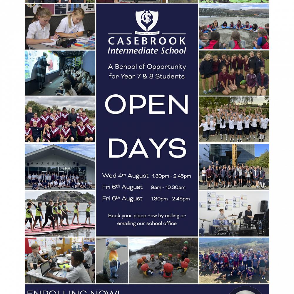 Casebrook Intermediate News - 1 July 2021