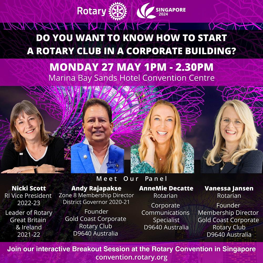 WHO IS COMING TO THE SINGAPORE CONVENTION? — Rotary On The Move - April ...