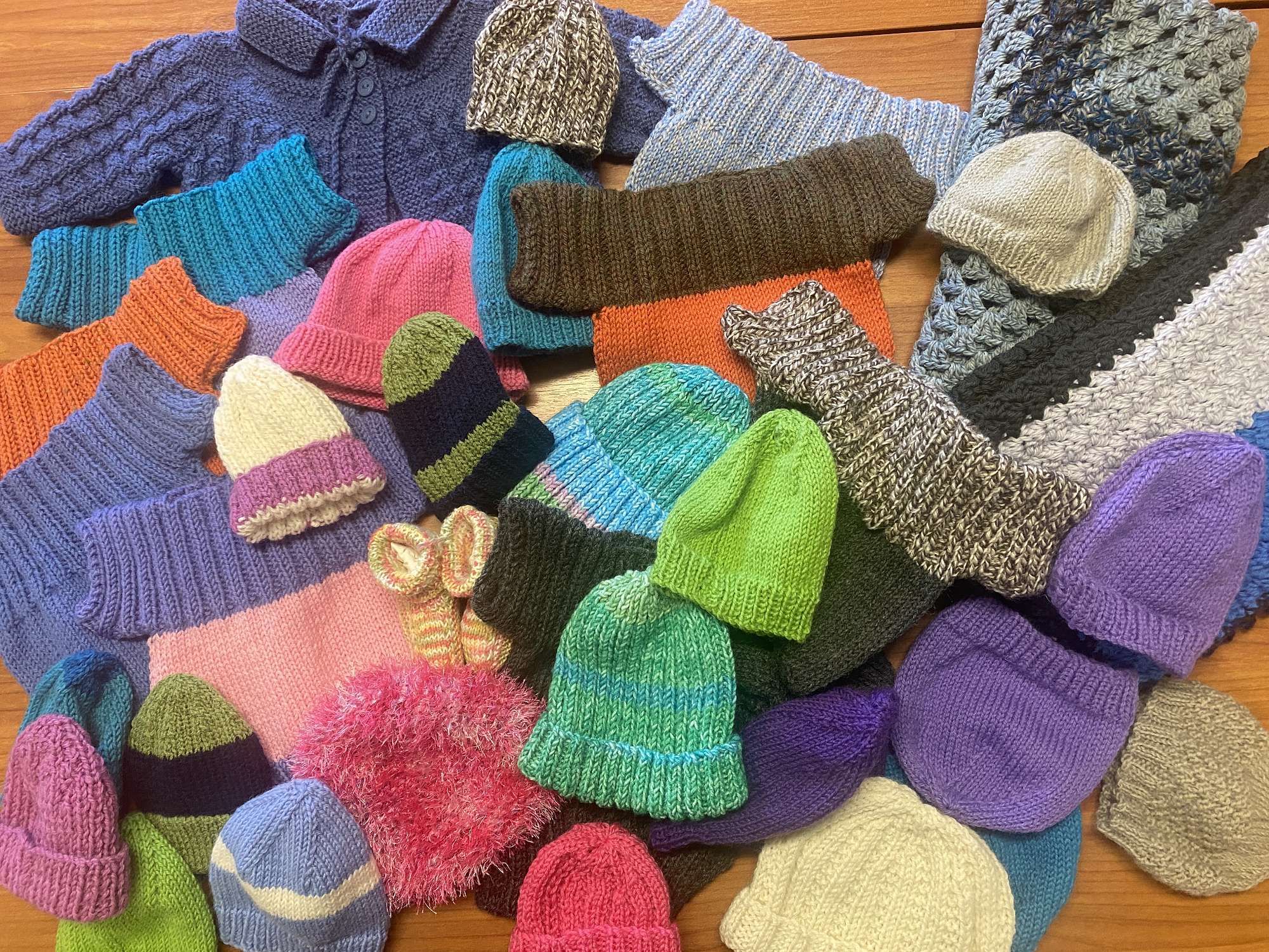 Knitting up a storm for Plunket!