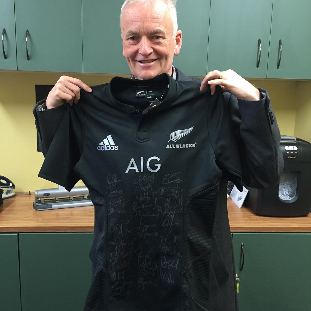2016 All Blacks Signed Rugby Championship Jersey