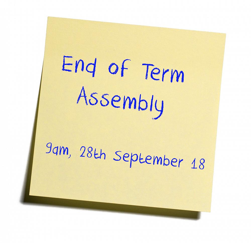End of Term Assembly