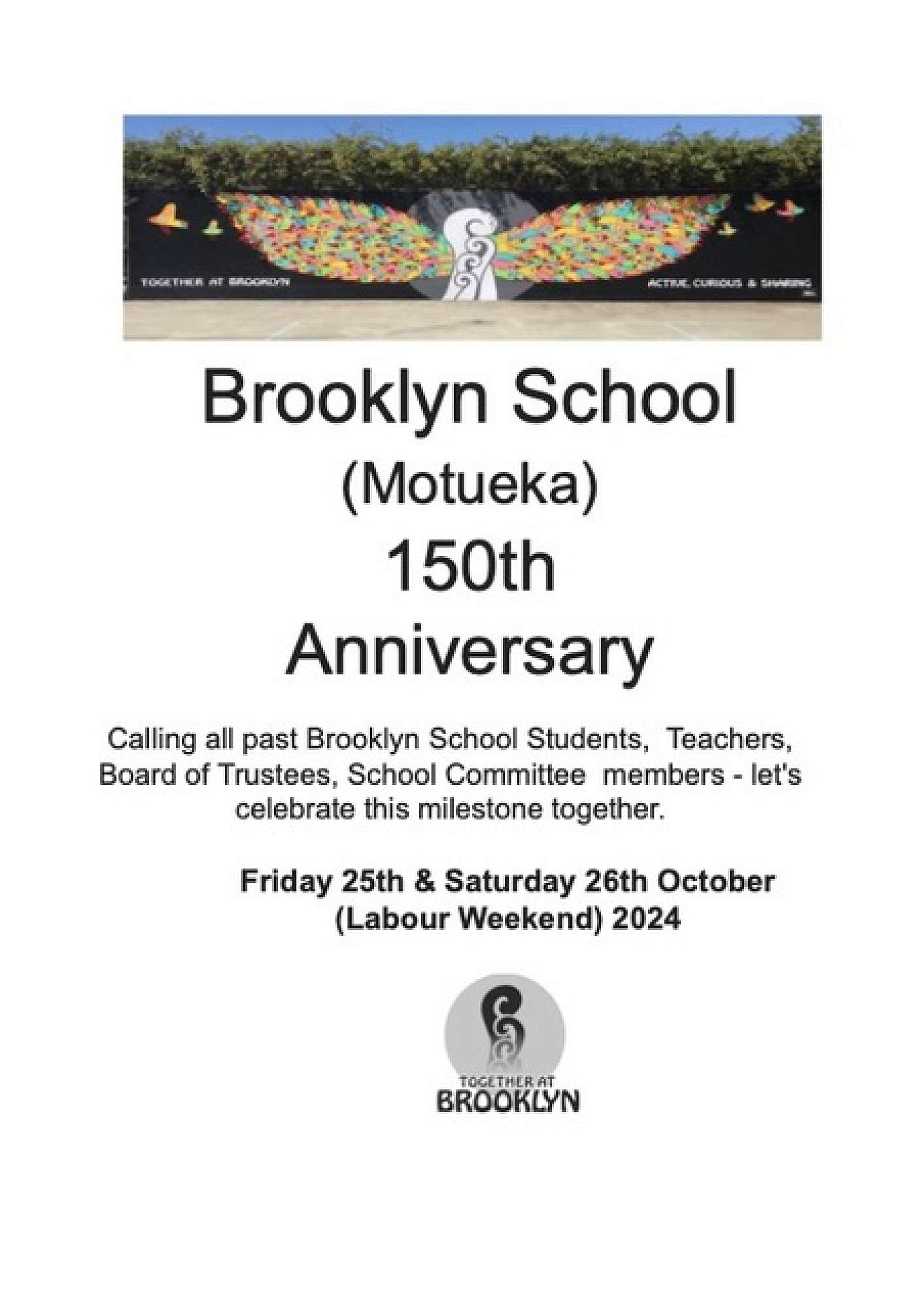 Brooklyn School (Motueka) 150th Anniversary