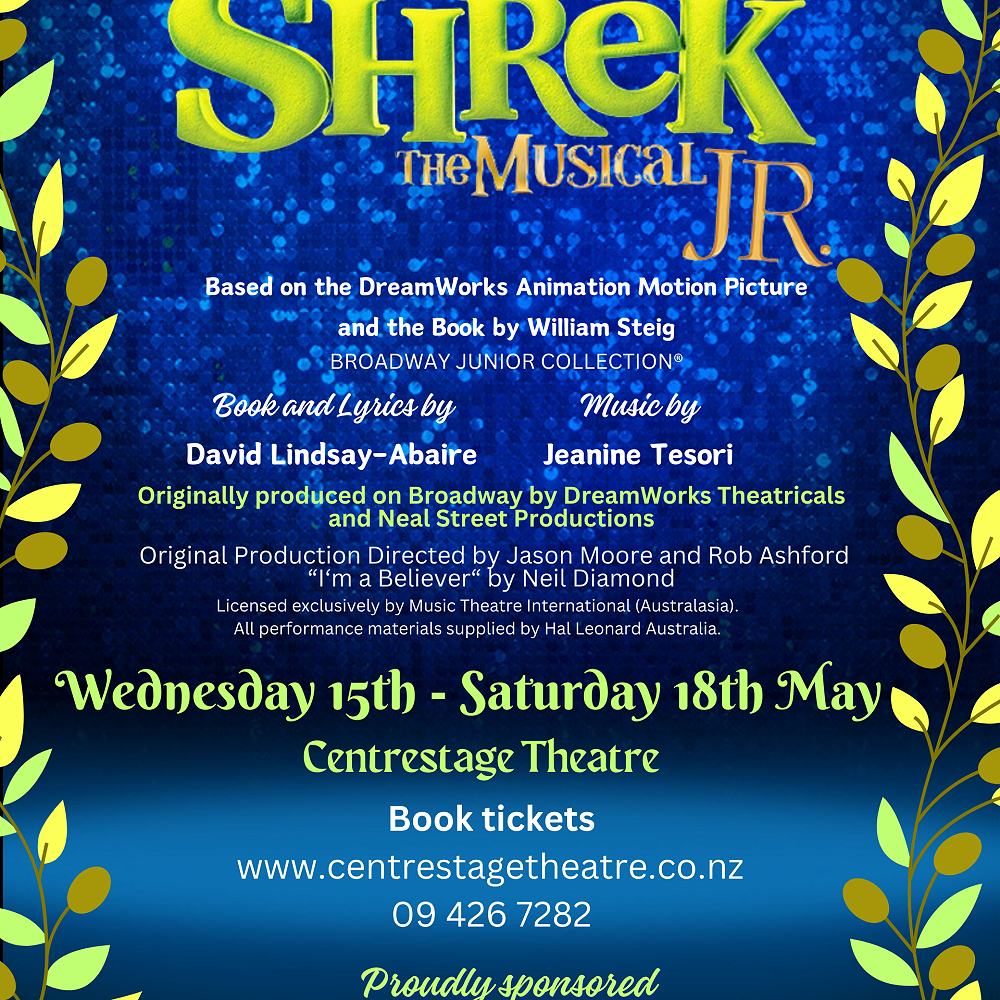 Shrek - Tickets Sold Out — Thursday 11 April 2024 - Rāpare tekau ma ...