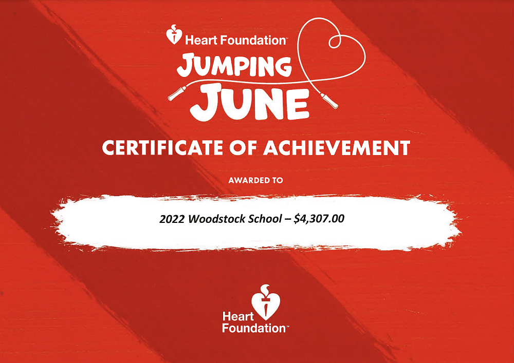 Jumping June Heart Foundation Fundraiser — Newsletter, Week 10 - Term 3 ...