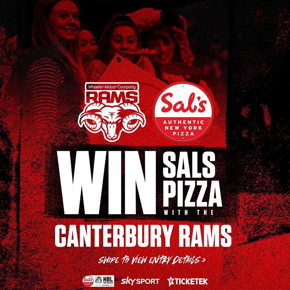 Win Sal’s Pizza and a visit from the Canterbury Rams to your classroom ...